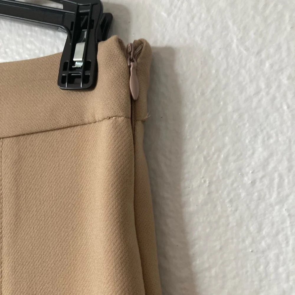 Zara | Pants & Jumpsuits | Zara High Rise Tan Small Casual Dressed Up ...